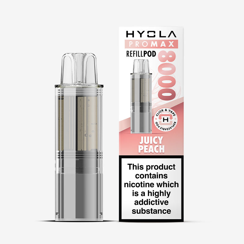 Hyola Pro Max 8000 Juicy Peach Prefilled Pod